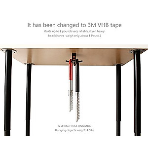 cozoo Headphone Stand with USB Charger Under Desk Headset Holder Mount with 3 Port USB Charging Station and iWatch Stand Smart Watch Charging Dock Dual Earphone Hanger Hook,UL Tested