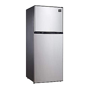 RCA RFR1207 Top Freezer Apartment Size Refrigerator, 12 cu ft, Stainless, Silver