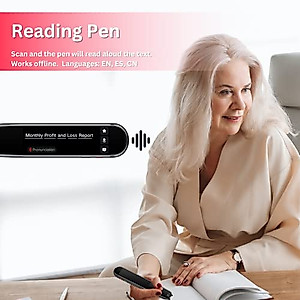 Youdao Dictionary Pen 3 | Scanning Pen for Dyslexia, Translator & Language Learning Pen for Chinese, Spanish & English | Exam Reader Pen | Electronic Dictionary 2.7.0 & 2.7.1 System