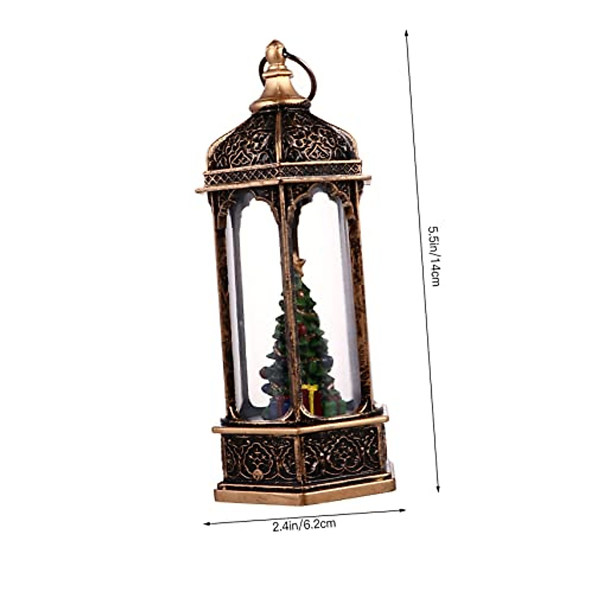 Abaodam Christmas Decor Christmas Lights Christmas Snow Globes Adornos para Mesa De Christmas Decorations Christmas Tabletop Lights Decorative Christmas Lantern Xmas Light