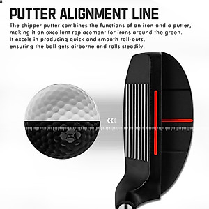 PGM Golf Club Chippers, Blade Putters for Men & Women - Easy Flop Shots – Legal for Tournament Play, Quickly Cuts Strokes from Your Short Game 35 Degree