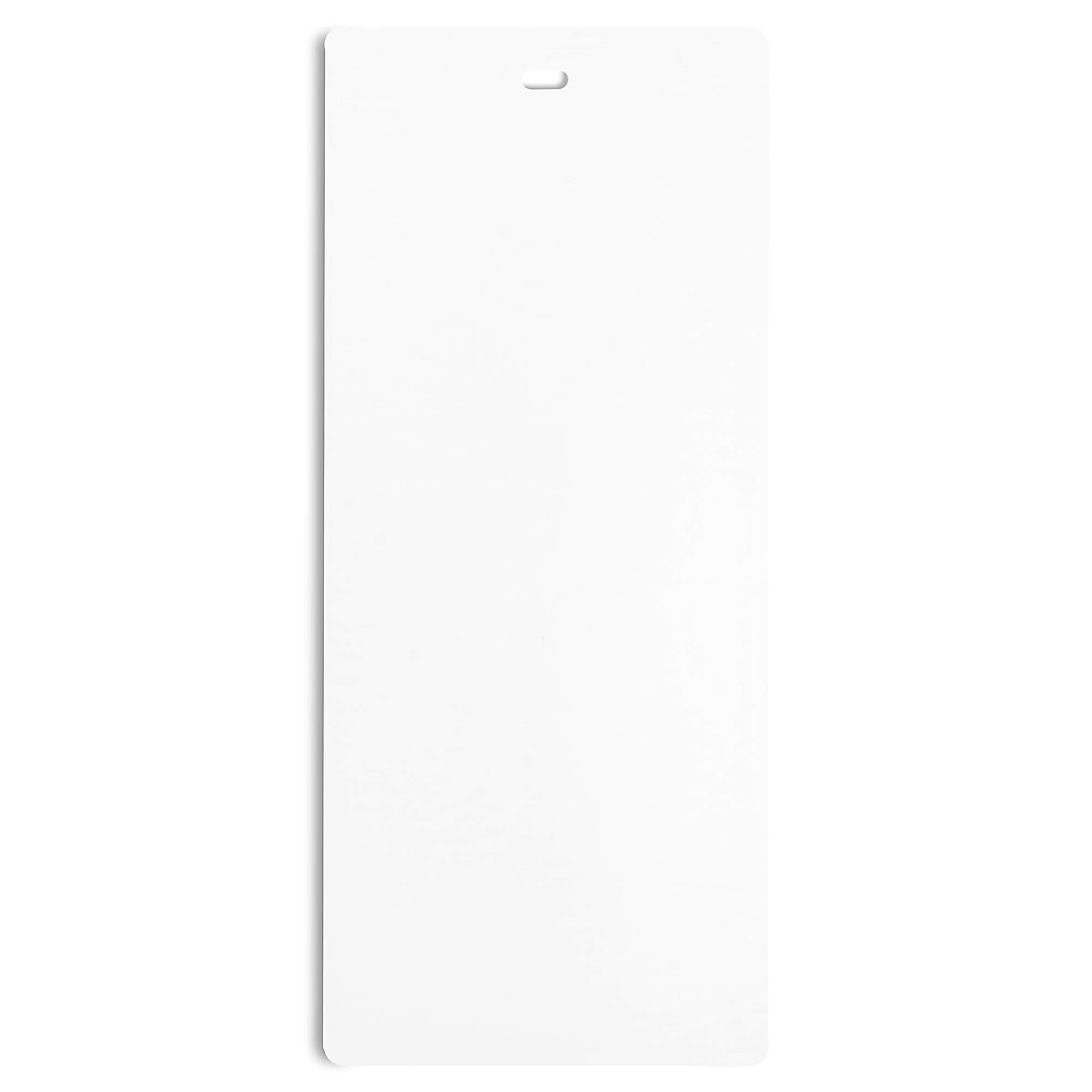 DALIX PVC Vertical Blind Replacement Slats Curved Smooth White 70.5 x 3.5 (20-Pack)