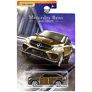 Matchbox 2018 Mercedes-Benz Collection - 4 Door GLE Sedan in Pearlized Brown Finish on Night-Themed Art Card