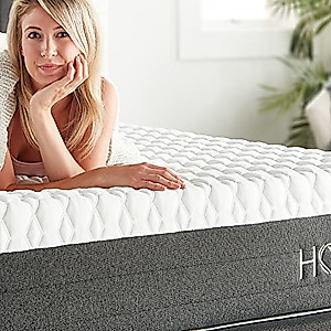 12" DreamZone Cooling Hybrid, Ultra-High Density Gel Memory Foam, Breathable, Okeo-Tex & CertiPUR US Certified Materials/Bed in A Box/Full-Size Mattress by Hope