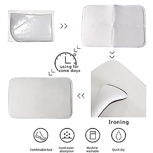 Entryway Front Doormat Boho Tropical Plant Leaf Green Outdoor Welcome Doormat, Anti-Slip and Absorbent to Remove Sole Stains for Indoor Outdoor Entryway Dust Removal - 18" x 30"