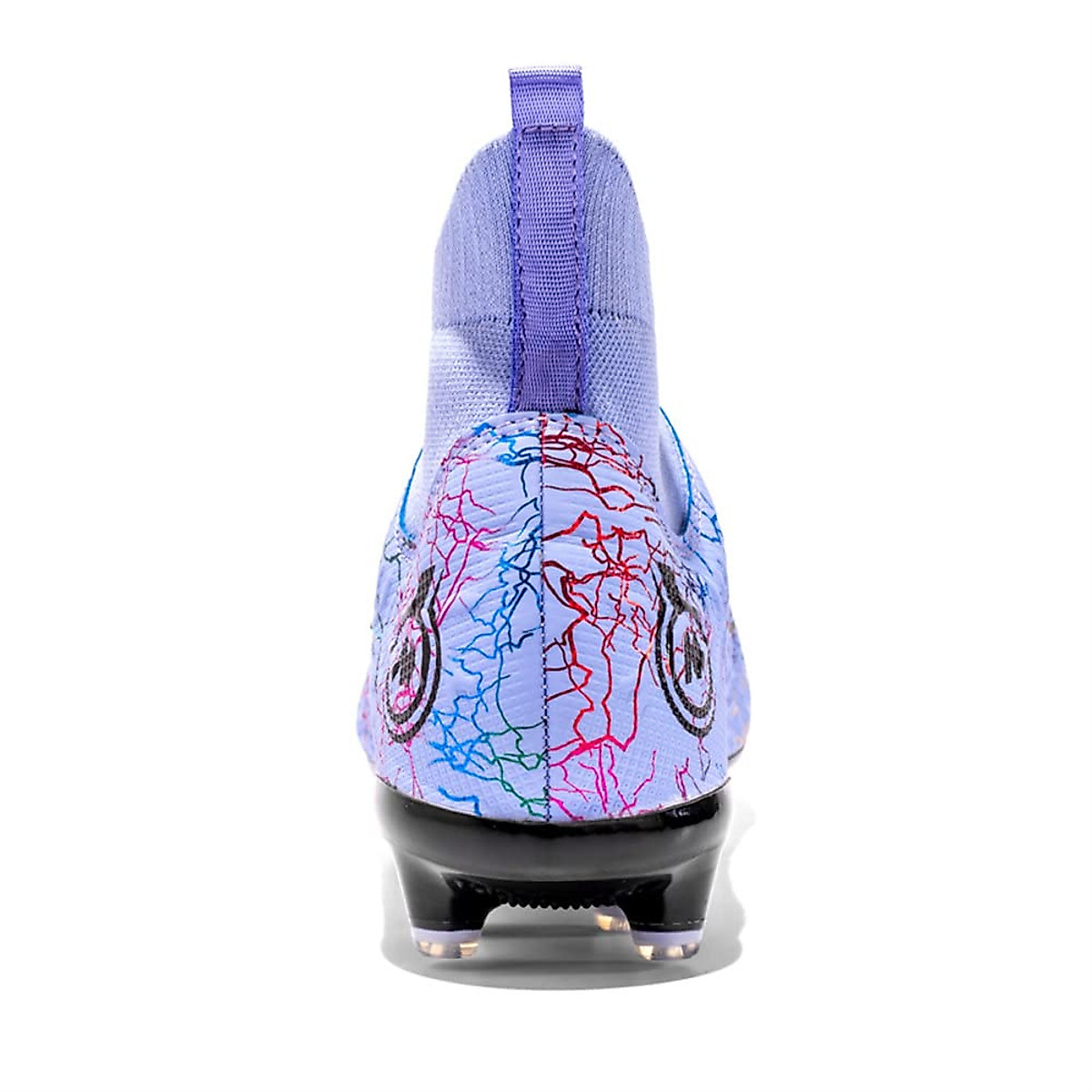 Dennger Men’s Soccer Cleats Football Boots Professional Training Turf Mens Womens Outdoor Indoor Sports Athletic Big Kids Sneaker Shoes Purple