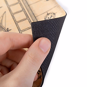 Liar's Dice Game Set - Classic Family Bluffing Game - Treasure Chest Includes Six Professional Bicast Leather Dice Cups, 30 Custom Bullseye D6 Dice, Custom Bidding Die, Pirate Ship Game Mat