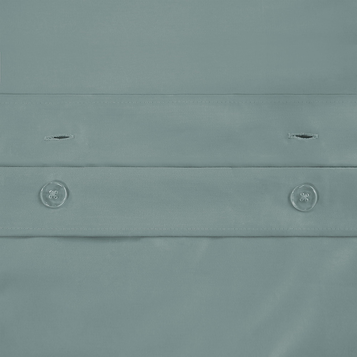 Superior Egyptian Cotton 1200 Thread Count Solid 3-Piece Duvet Cover Set, 1 Duvet Cover, 2 Pillow Shams, Bedding Essentials Decor, Soft Comforter Cover, King/California King, Teal