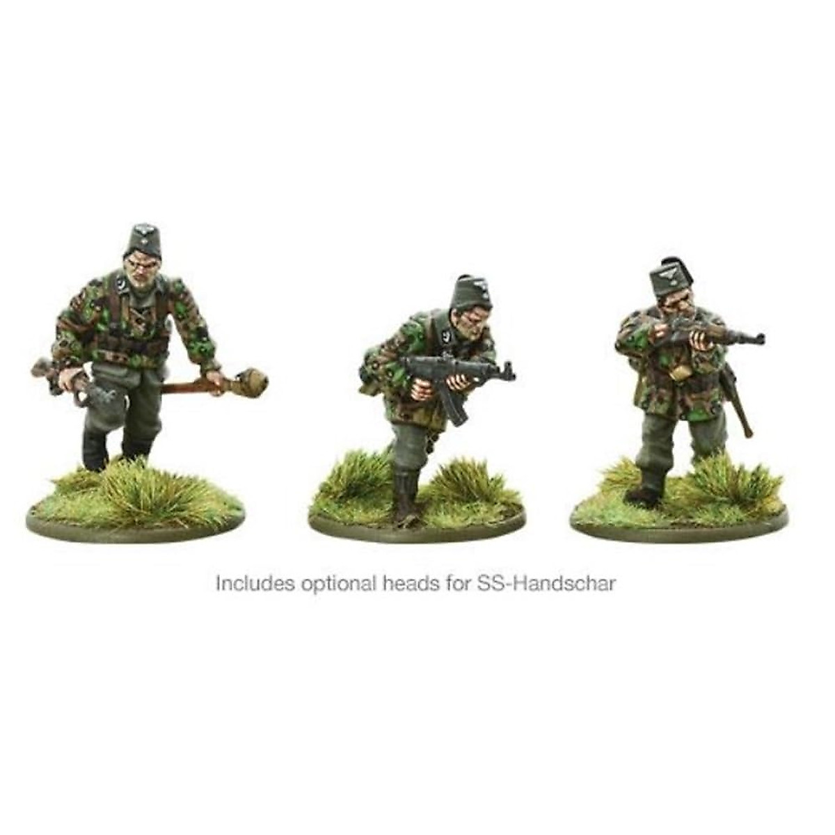 WarLord Bolt Action Waffen-SS WWII SS-Grenadier Figures 1:56 Military Table Top Wargaming Plastic Model Kit 402012101