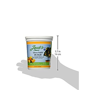 J R Peters Inc 52524 Jacks Classic No.1.5 20-10-20 Citrus Food Fertilizer