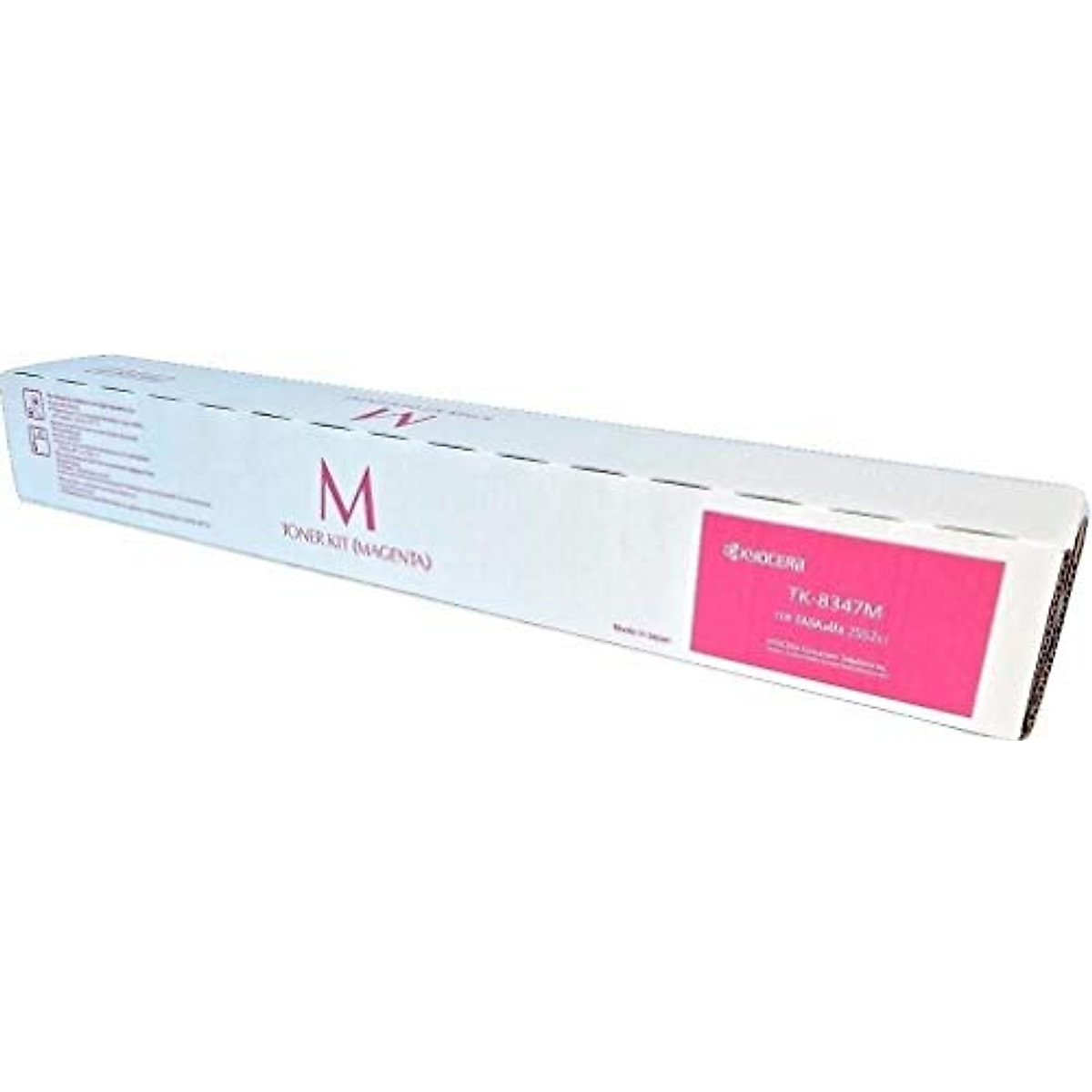 Kyocera 1T02L7BUS0 Model TK-8347M Magenta Toner Cartridge For use with Kyocera/Copystar CS-2552ci, CS-2553ci, TASKalfa 2552ci and 2553ci Color Multifunction Printers