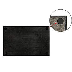 DeliDecor Large Decorative Serving Trays with Handle, Set of 3 Nesting Rustic Wooden Organizer Distressed Farmers Market Farmhouse Decor with Cow Pattern, Coffee Food Platters, Open Daily 17"x12.5"