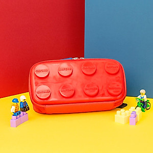 Building Blocks Pieces Waist Pack Fanny Bag Hipsack Cell Phone Toys Holder for Boys Kids Brick Storage Travel Sling Pouch, Officially Licensed