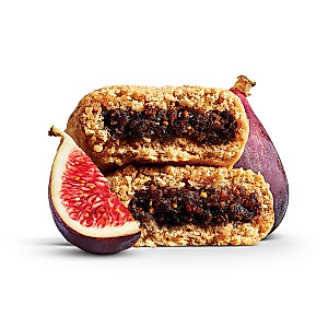 Nature’s Bakery Whole Wheat Fig Bars, Original Fig, Real Fruit, Vegan, Non-GMO, Snack bar, 1 box with 12 twin packs (12 twin packs)