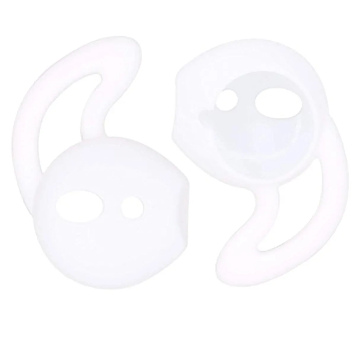JNSA 4 Pairs Hooks and Covers Compatible with AirPods,Compatible with EarPods, Anti Drop Noise Canceling Hook Design for Sport, 4 Pairs Set 4 Colors