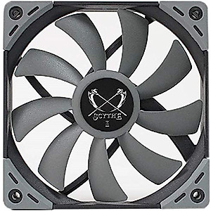 Scythe Kaze Flex 120mm Slim Fan, PWM 300-1800RPM, Quiet Case/CPU Cooler Fan, Single Pack