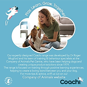 Coachi Whizzclick, 2-in-1 Combined Clicker and Whistle, Dog Training Whistle for Recall and Clicker Training for Rewarding, Adjustable and Reflective Lanyard, Suitable for Dogs and Puppies