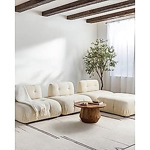 Livabliss x Becki Owens Rivi Moroccan Area Rug , 5'3" x 7', Cream/Charcoal