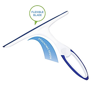 CleanAide All Purpose Squeegee for Window Glass Mirror and Shower Door