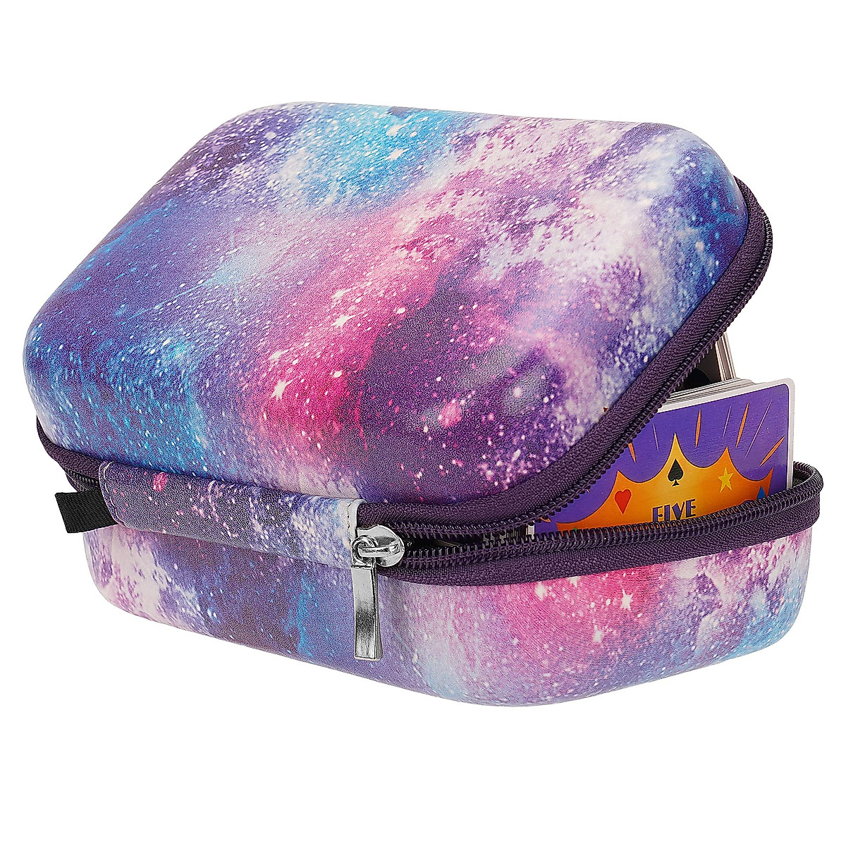 TPCY Portable cards Case Compatible with Set Enterprises Five Crowns Card Games (Only Case) (Galaxy)