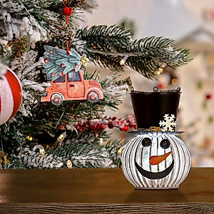 dreamskip Halloween Solar Lights Outdoor, 2 Pack Solar Powered Halloween Decorations, Pumpkin and Eyeball Halloween Pathway Stake Lights for Outside Yard Porch Lawn Garden (DR-YF47062811-FBA)