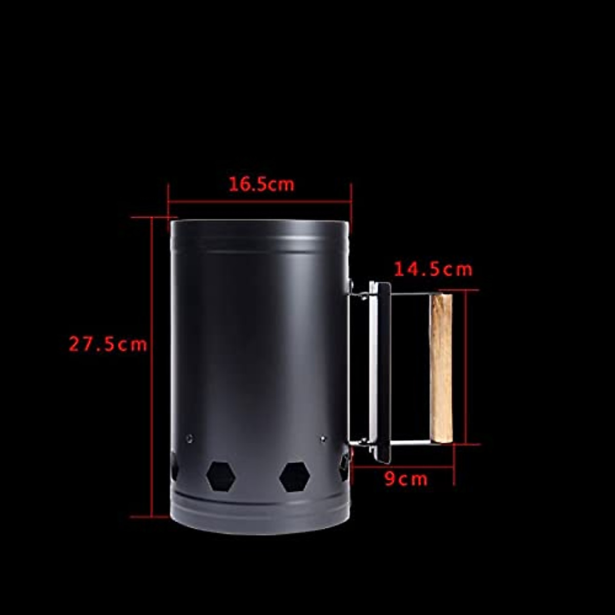 TOTOU Barbecue Tools Fast Charcoal Ignition Barrel Carbon Stove Outdoor Barbecue Fire Bamboo Chimney Starter