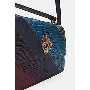 Kurt Geiger Women’s Shoreditch Small 1963 Mixed Animal Print Leather Crossbody