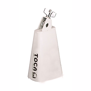Toca 4424-T Contemporary Series Cowbell, High Cha Cha - White Powder Coat