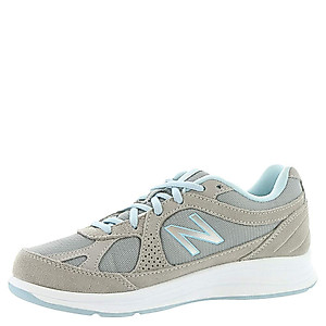 New Balance Women's 877 V1 Walking Shoe , Silver, 8.5