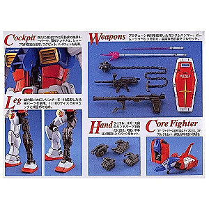 Bandai Hobby - Maquette Gundam - Gundam Rx-78 Gundam Ver.1.5 Gunpla MG 1/100 18cm - 4573102638519