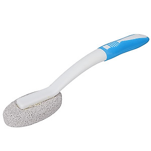 1PCS Toilet Cleaning Pumice Stone, Stains Hard Water Ring Remover Bathroom Cleaning Brushes Toilet Pumice Stone with Handle for Toilets, Bathtubs, Pool(1pcs)