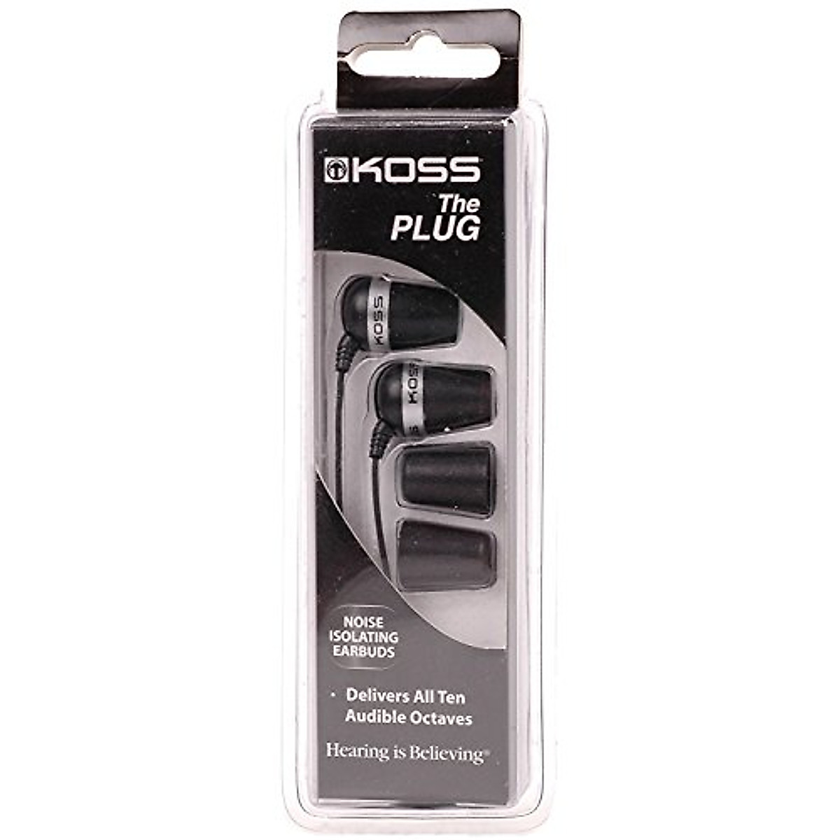 Koss 'The Plug' In-Ear Headphones (Black)