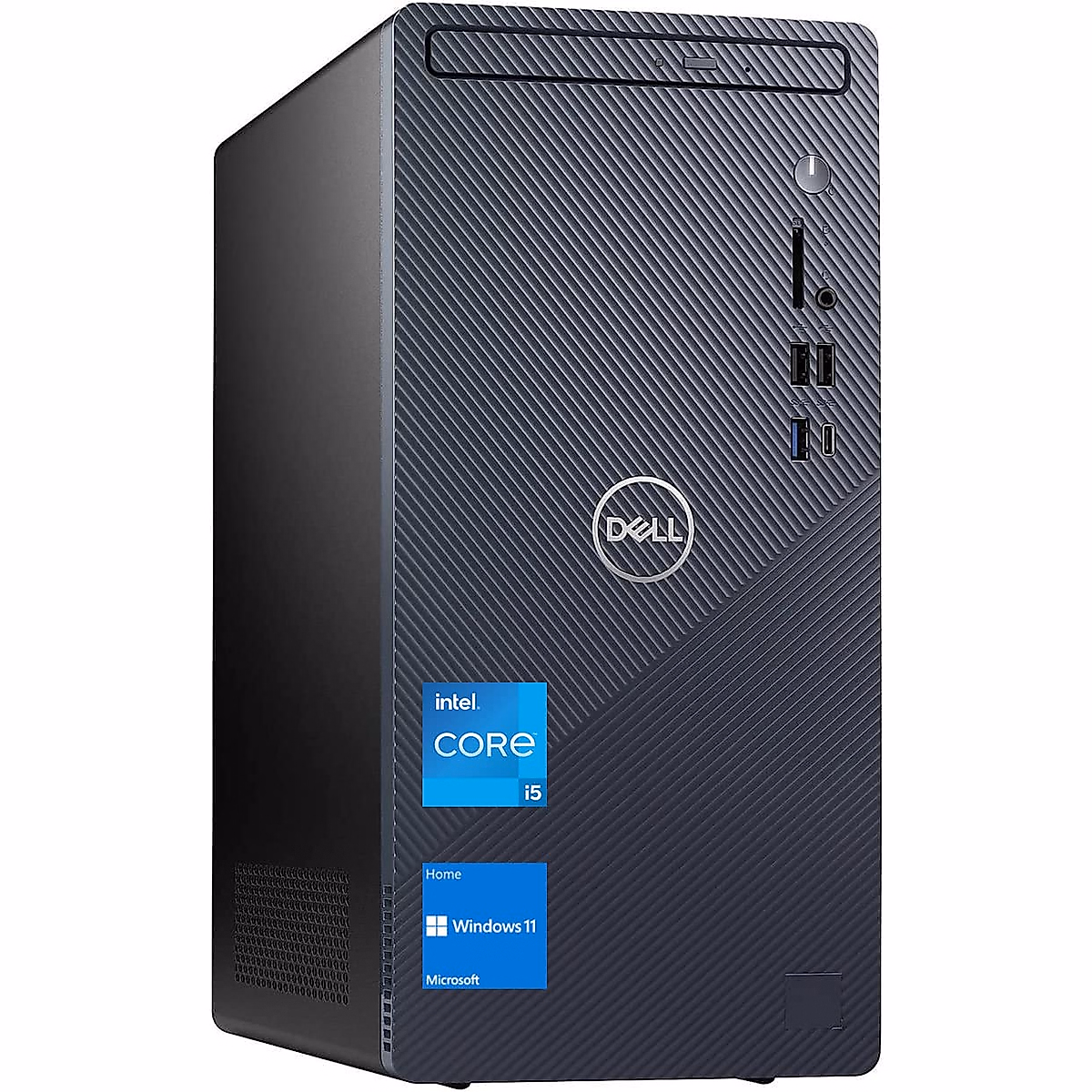 Dell Inspiron 3000 Series 3910 Desktop, 12th Gen Intel Core i5-12400 Processor, 32GB DDR4 RAM, 512GB SSD, HDMI, DP, DVD, Bluetooth, Wired Keyboard&Mouse, Wi-Fi 6, Windows 11 Home, Black