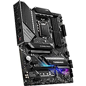 MSI MAG B460 Tomahawk Gaming Motherboard (ATX, 10th Gen Intel Core, LGA 1200 Socket, DDR4, CFX, Dual M.2 Slots, USB 3.2 Gen 2, 2.5G LAN, DP/HDMI, Mystic Light RGB)