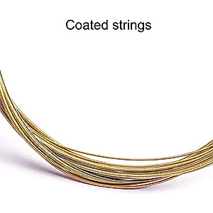 MUWIZ Guitar Kit, String Instrument Electronic Guitar 38 Inches 6 String D Shaped Neck Edging Missing Corner Veneer Male Lady Ballad Wood Guitar (Color : White, Size : 38 inches)