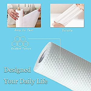Cleaneat Reusable Paper Towels Set, 6 Rolls x 40 Sheets, Washable Cleaning Dishcloths, Paperless Kitchen Rags, Eco Friendly Paper Towel Alternative, Sustainable Gifts Pack (6 Pack)