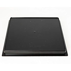Japanese Square Plastic Humidity Trays for Bonsai Tree - 7.5"x 7.5"x 0.75" Black