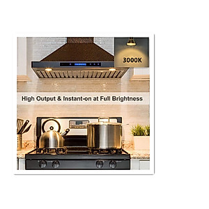 LPSAFP Upgrade Your Kitchen with LED Range Hood Light -Z0B0011 JDR E27 75mm 5W LED Bulb 50W Halogen Equivalent, Included for Brighter Cooking and Energy Efficiency. for Stove Hoods. Pack of 2