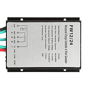 Wind Turbine Controller Waterproof Wind Turbine Generator Controller Regulator 12V/24V
