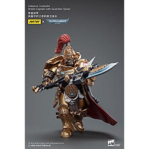 JoyToy Warhammer 40K: Adeptus Custodes Shield Captain with Guardian Spear 1:18 Scale Action Figure
