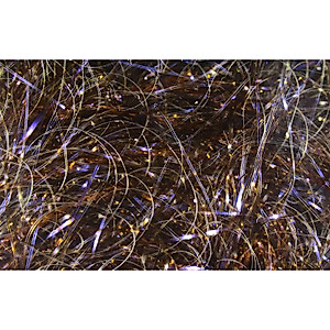 TIEMCO Fly Tying Hairline Dubbing, UV Polar Chenille, Original, Brown #40