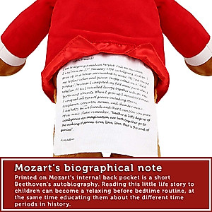Vosego Amadeus Mozart Virtuoso Bear, 40 mins Classical Music for Babies, Educational Toy for Infants Kids Adults
