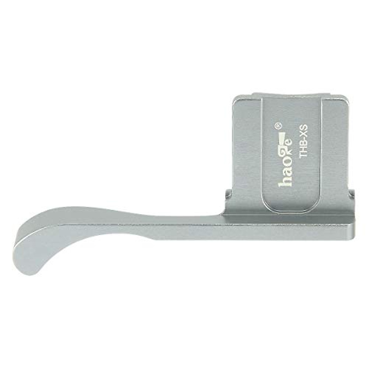 Haoge THB-XS Metal Hot Shoe Thumb Up Rest Hand Grip for Fujifilm Fuji FinePix X-E4 X100F X-100F X-Pro2 XPro2 X-Pro3 XPro3 Camera Accessories Silver