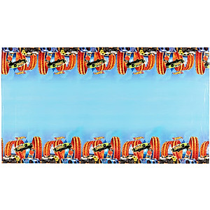 Hot Wheels Wild Racer Birthday Party Supplies Bundle Pack for 16 includes Dessert Plates, Napkins, Cups, Table Cover
