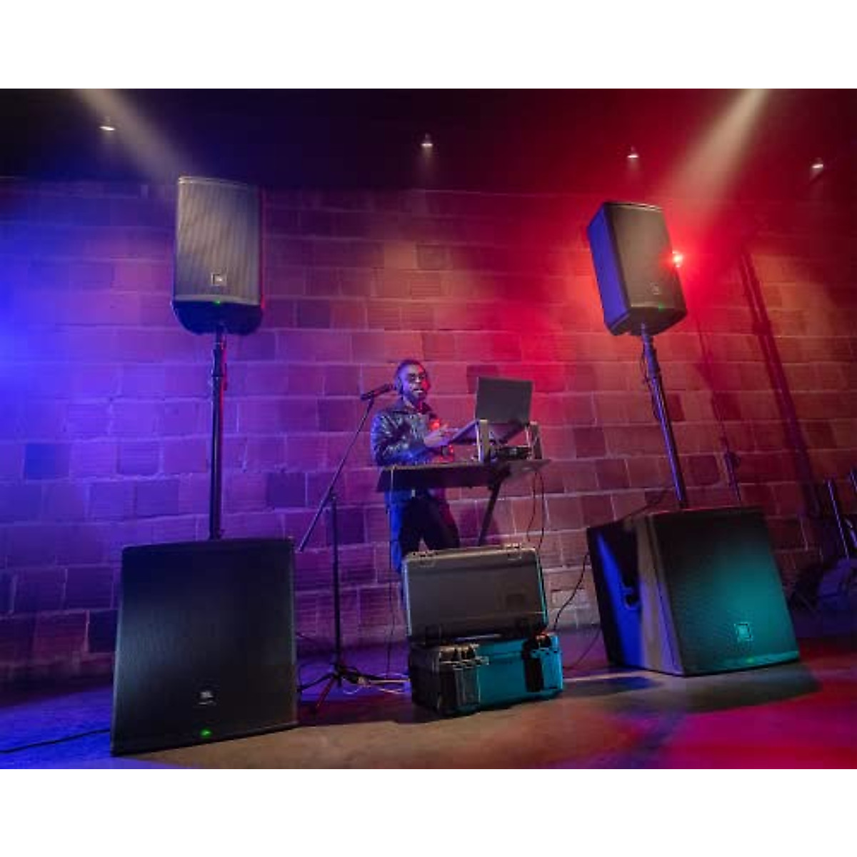 JBL Professional EON718S Powered PA Subwoofer with Bluetooth, 18-inch, Black