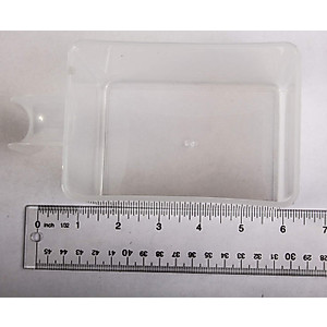 Omega 8006 Juicer Replacement Bowl Set - Pulp and Juice Collection Plastic Clear Containers Cup (2 Rectangle Bowls)