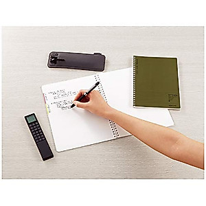 Kokuyo Soft Ring Notebook Biz - A5-50 sheets - Line Ruled 6 mm - Green (Pack of 2)