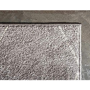 Unique Loom Trellis Frieze Collection Area Rug - Geometric (9' x 12' 2", Light Gray/ Ivory)