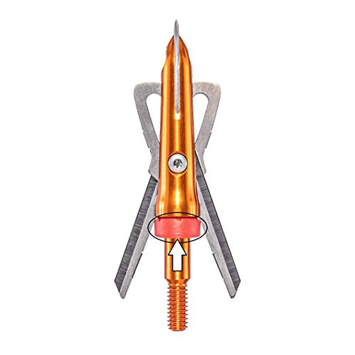 Rage 32700 High Energy Crossbow Shock Collars, Red, 100/125 gr.