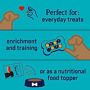 Bundle of Stewart Single Ingredient Freeze Dried Dog Treats, Beef Liver, 21 Ounce Resealable Tub + Stewart Raw Naturals Freeze Dried Dog Food, Chicken & Vegetables Recipe, 8 Ounce Bag